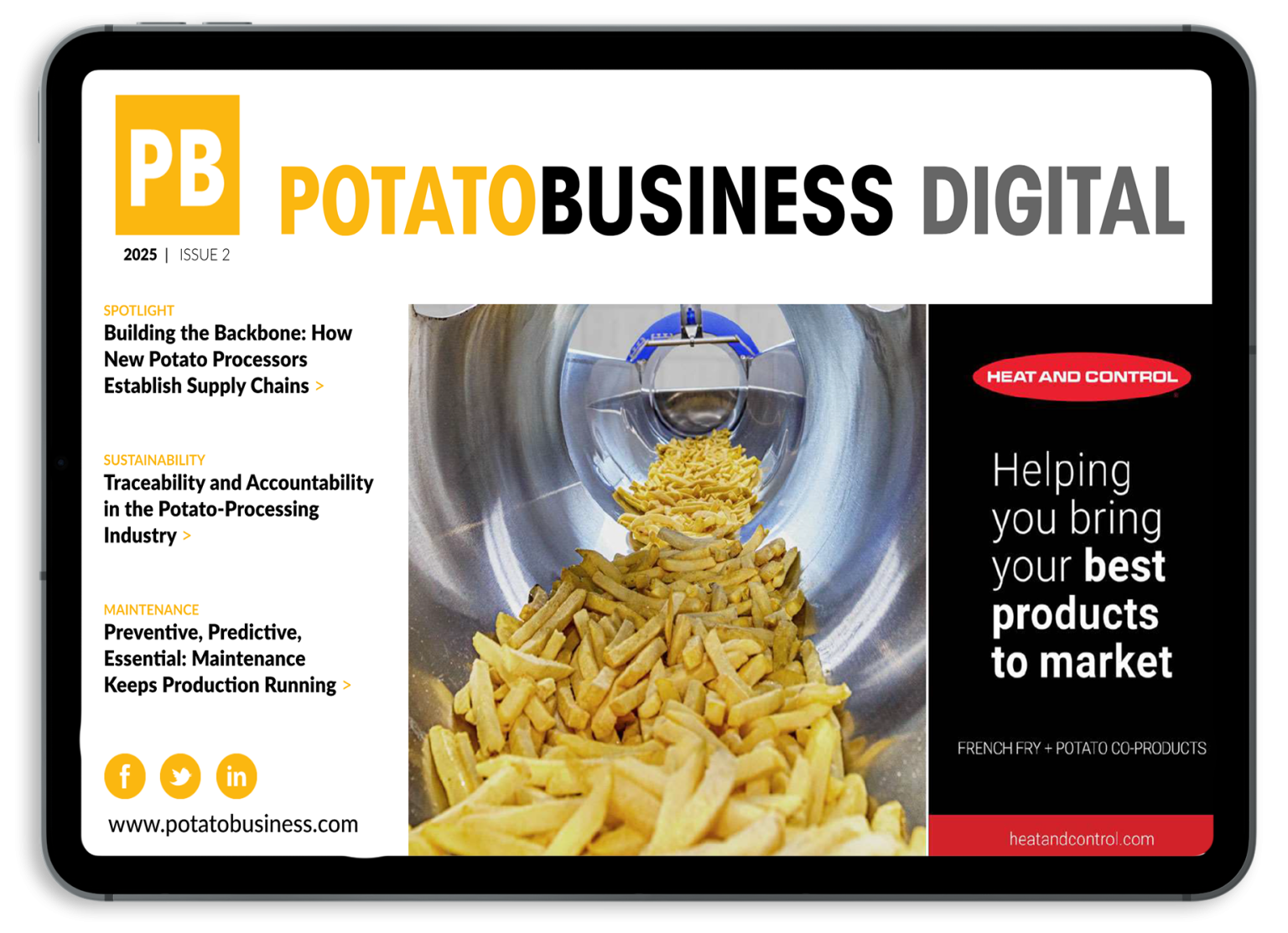 Potato Business – supporting the potato industry worldwide