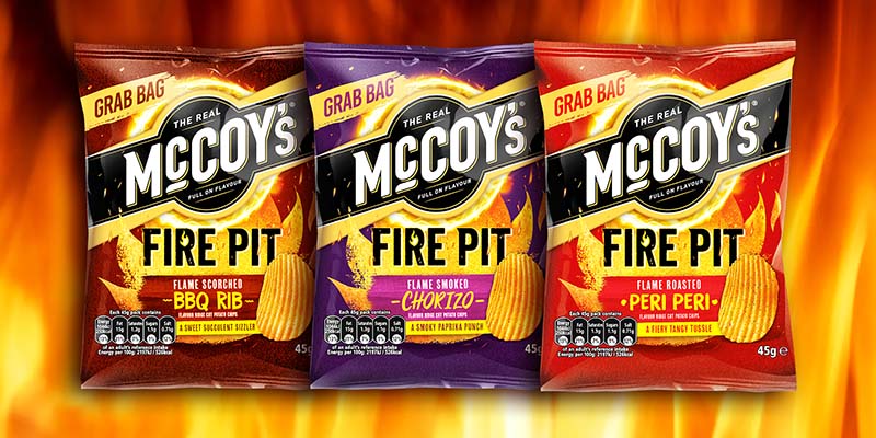 Three New Flaming Flavors for McCoy’s Fire Pit Chips – Potato Business